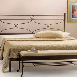 Pretty Timeless Blacksmith Style Handmade Iron Bed NEMESIS | Elevate ...