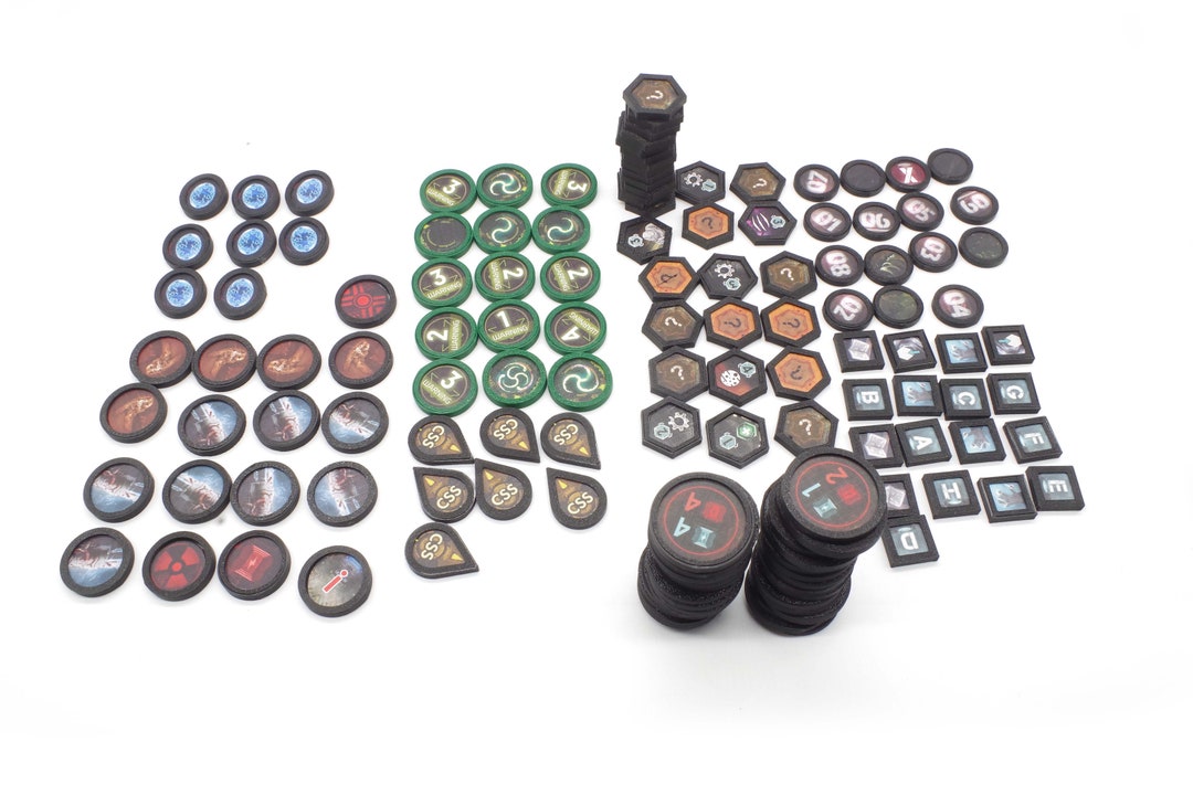 3D Printed Nemesis Lockdown Token Shields - Etsy