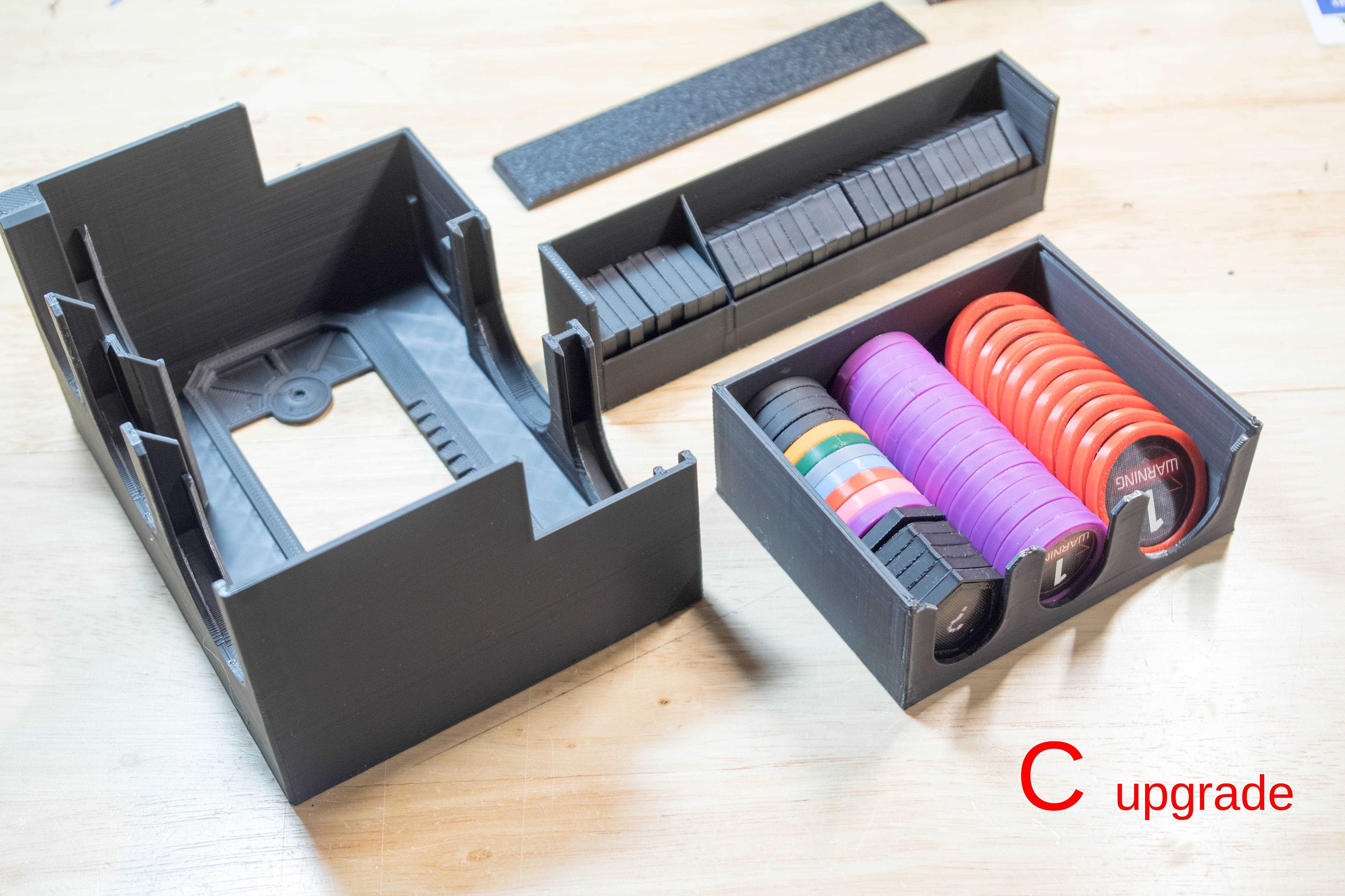 3D Printed Shielded Token's Token Tray Upgrade/buy - Etsy