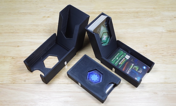 3D Printed Draw and Discard Deck Holder With Magnet Polygon | Etsy