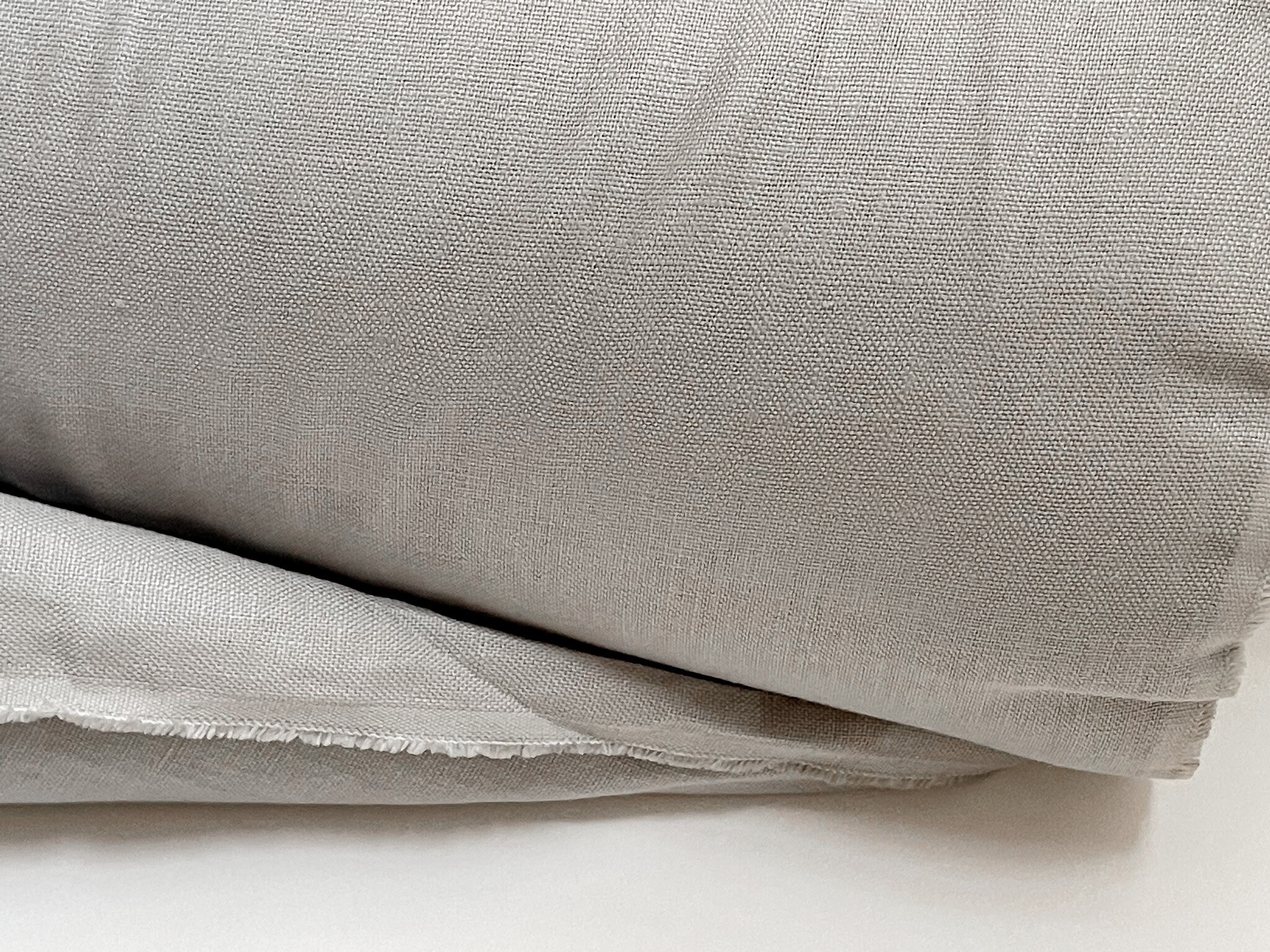 Light Grey Linen Fabric Heavy Weight Neutral Upholstery | Etsy