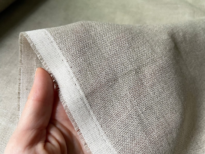 Natural Undyed Loose Weave Linen - Weight 11.4 Oz/yd2 (387 GSM) - Width ...