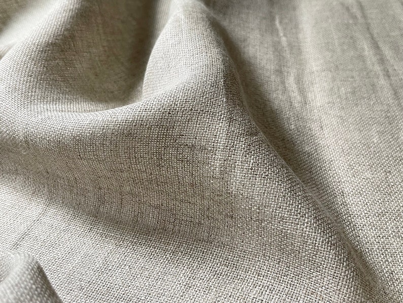 Natural Undyed Loose Weave Linen - Weight 11.4 Oz/yd2 (387 GSM) - Width ...