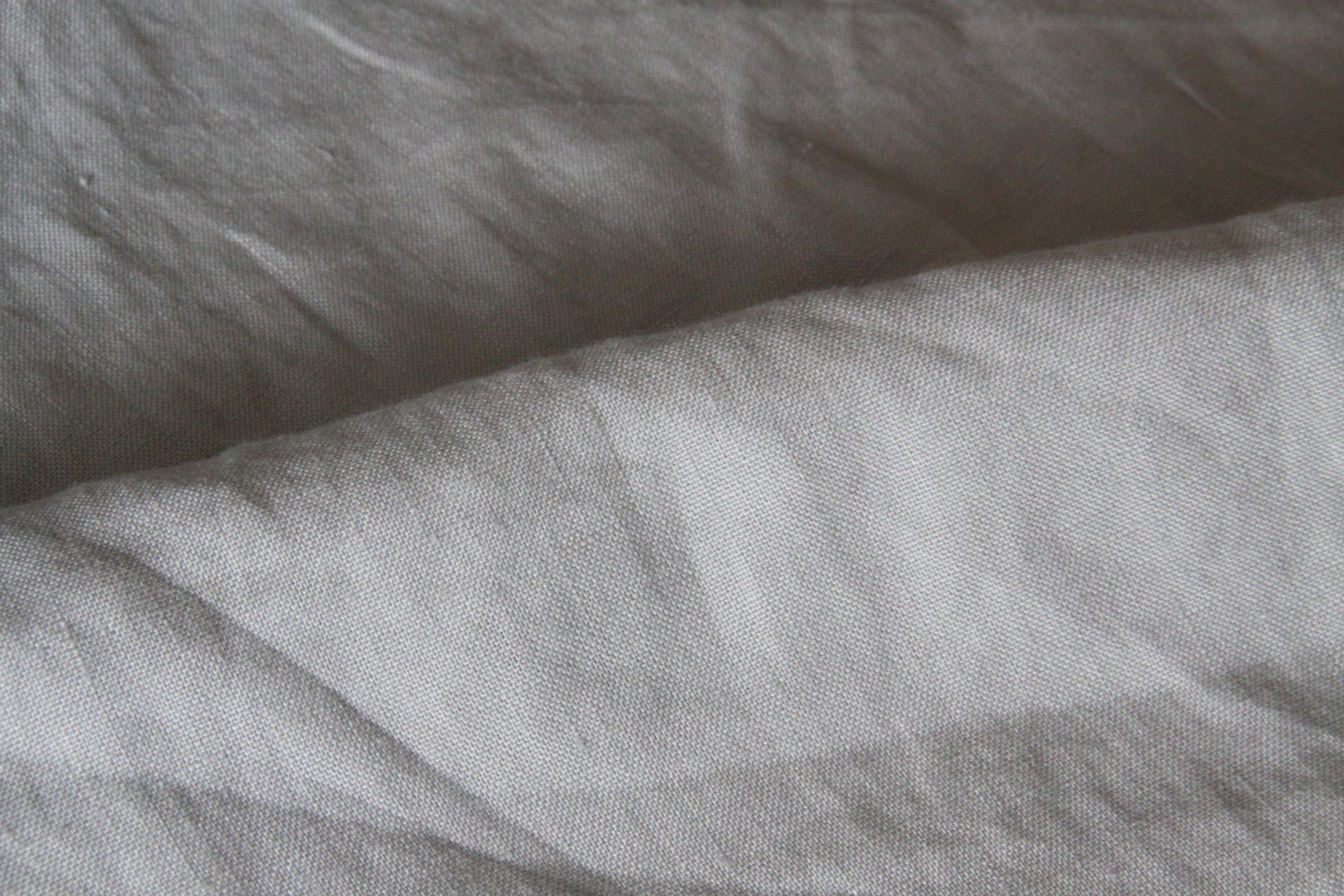 Grey Linen Fabric Softened Linen by Yard Gray Fabric | Etsy