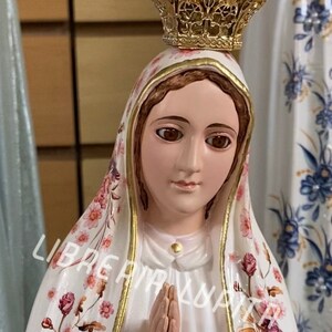 BEST SELLER!!! Our Lady of Fatima With Floral Robe {made in Portugal ...