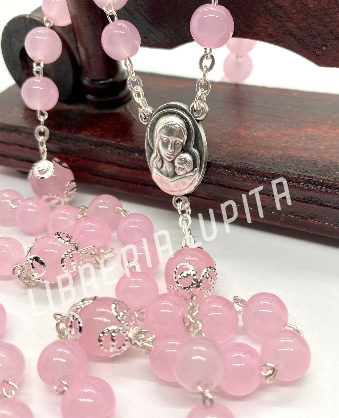 Mystical Rose Y Divine Mercy Rosary / Rosario Rosa Mistica Y | Etsy