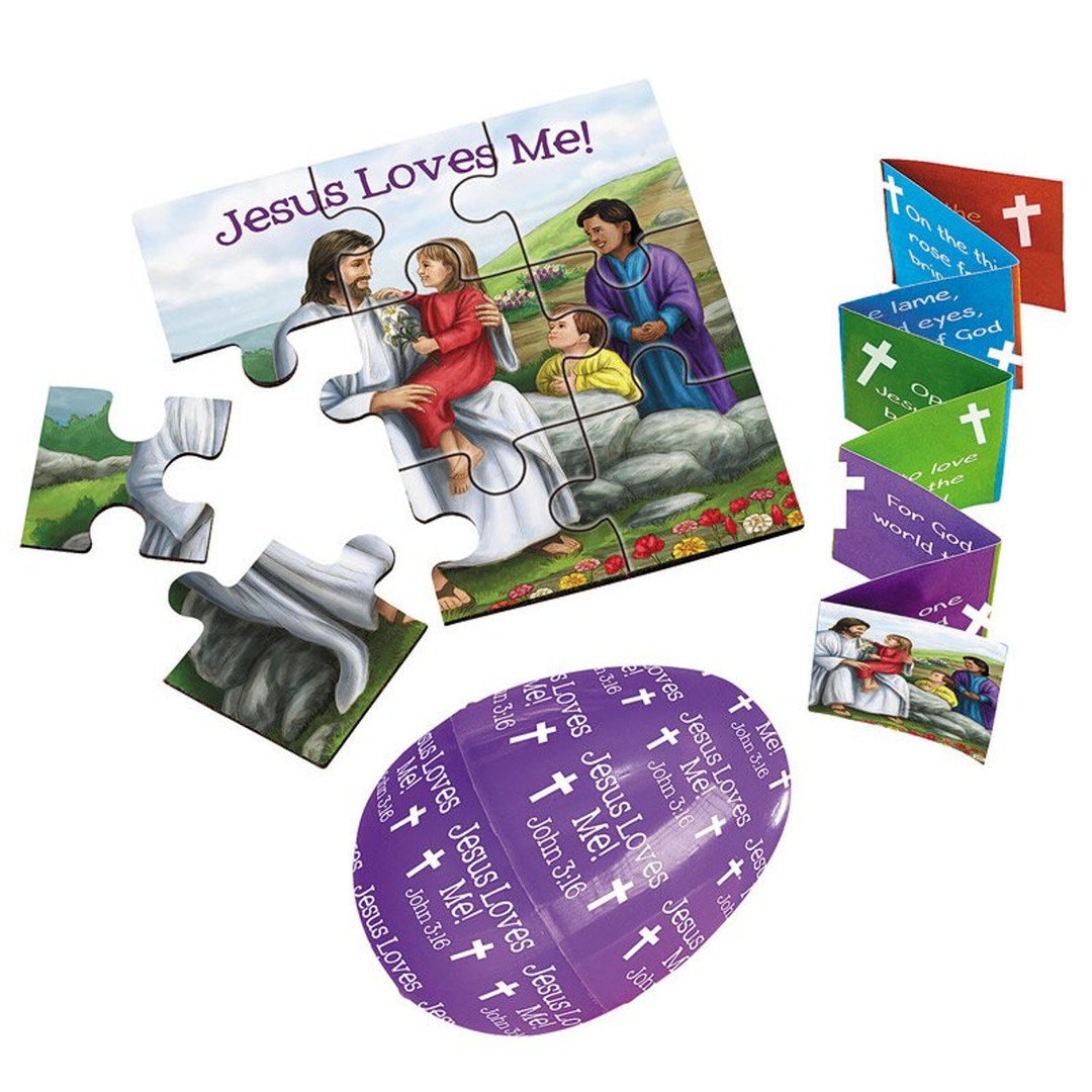 The Easter Story Kit With Puzzle / El Kit De Cuentos De Pascua Con ...