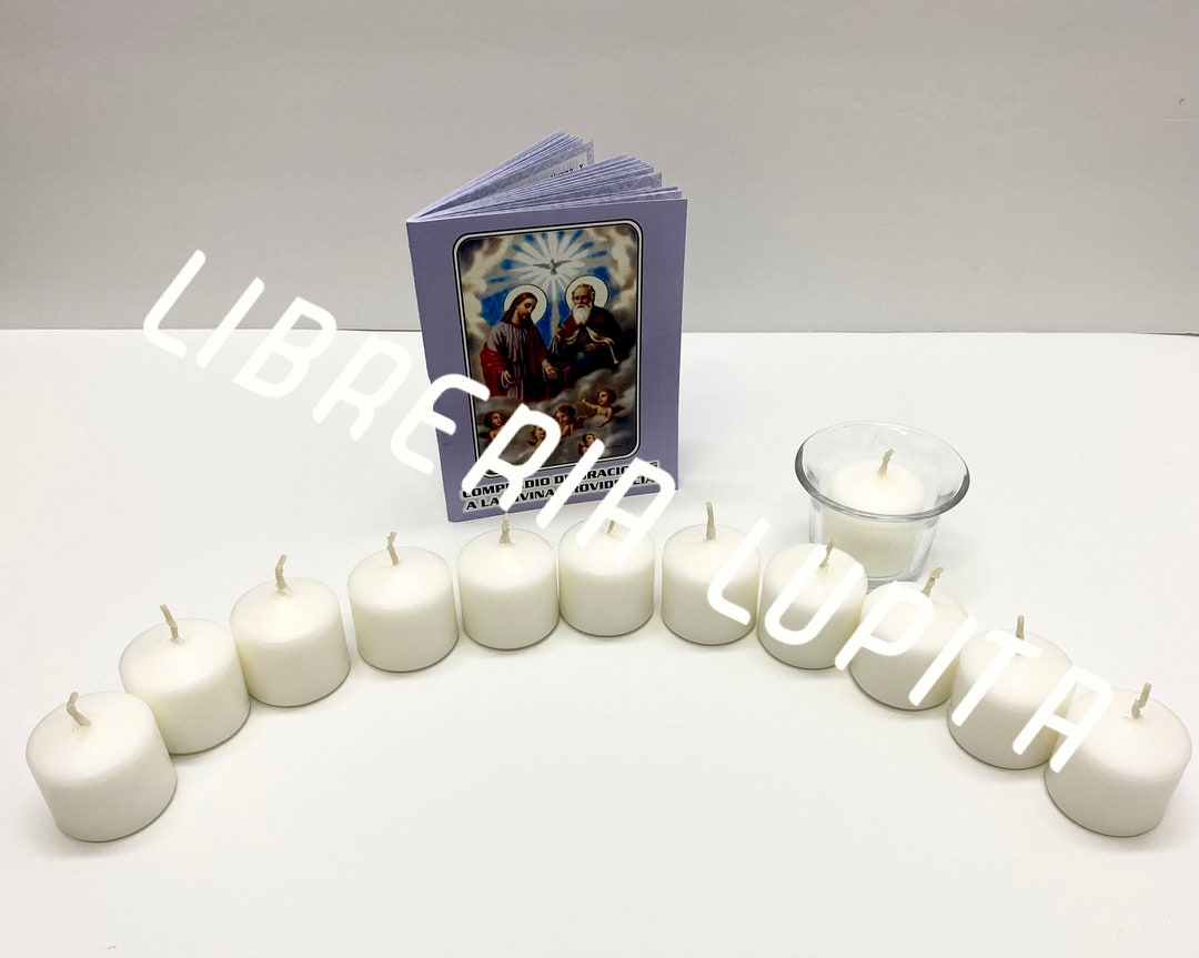 12 Devotional Candles to the Holy Trinity/set De 12 Velitas ...