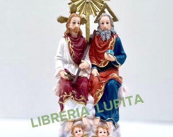 22 Inch Statue SANTISIMA TRINIDAD Holy Trinity Statue Catholic Jesus ...
