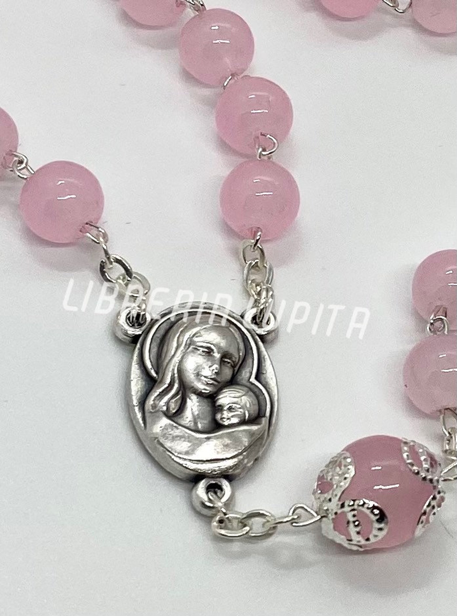 Mystical Rose Y Divine Mercy Rosary / Rosario Rosa Mistica Y Divina ...
