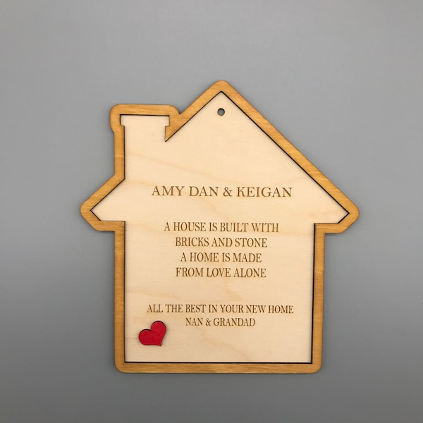 New Home Plaque - Etsy UK