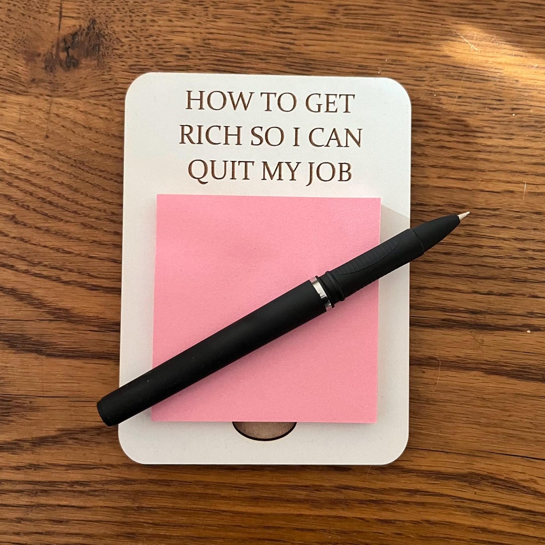 Note Book, Post It Note Holder, Funny Joke Gift, Sticky Note, Desk ...