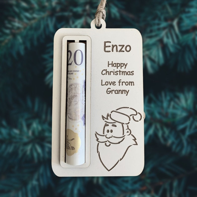Personalised Christmas Money Cash Gift Wallet Holder - Etsy