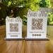 Personalised QR Code Display Stand: Social Media Advertising Sign ...