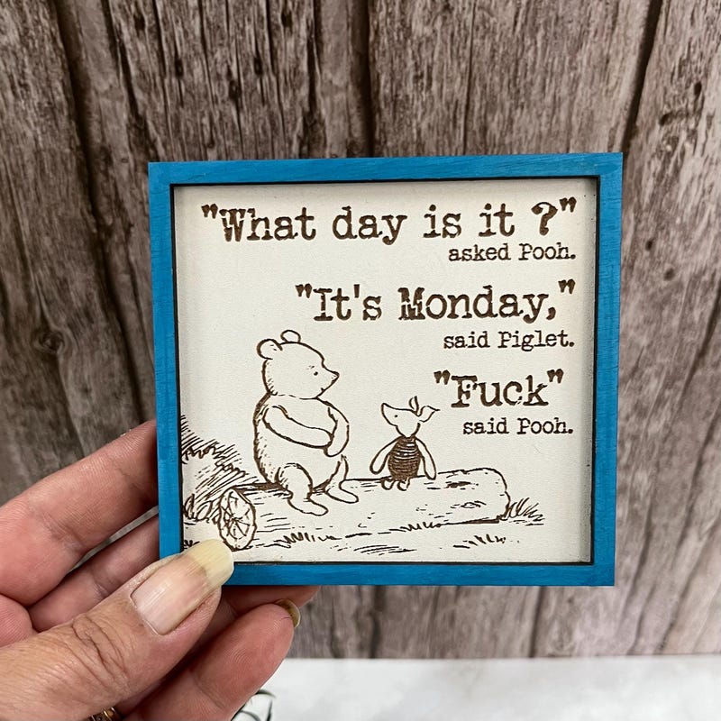 Pooh Fridge Magnets - Etsy UK