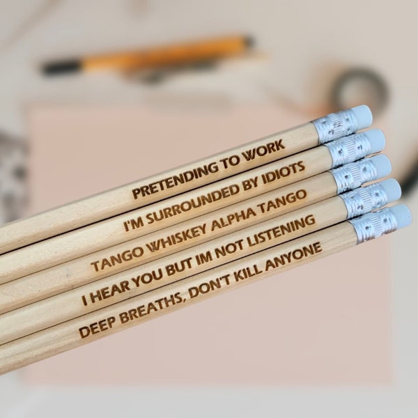 Funny Pencils - Etsy UK