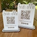 Personalised QR Code Display Stand: Social Media Advertising Sign ...