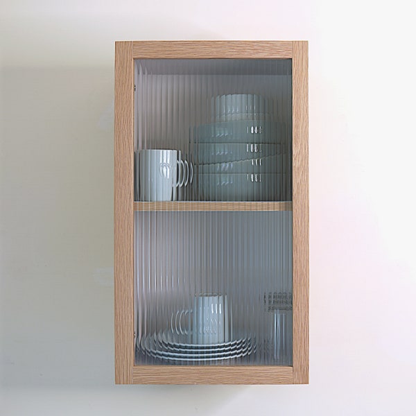 Kitchen Wall Cabinet Glass Etsy