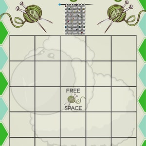 Colorful Knitting/crochet Bingo Printable - Etsy