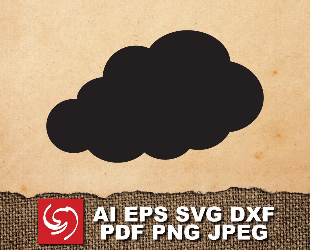 PNG SVG File Cloud Sky Weather Sign - Etsy