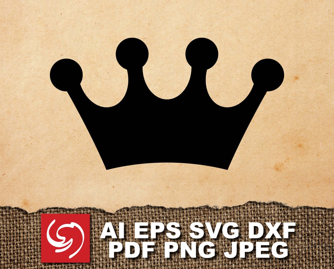 DOWNLOAD Crown Tiara Princess Silhouette Shape Ai, Eps, Dxf, Svg, Pdf ...