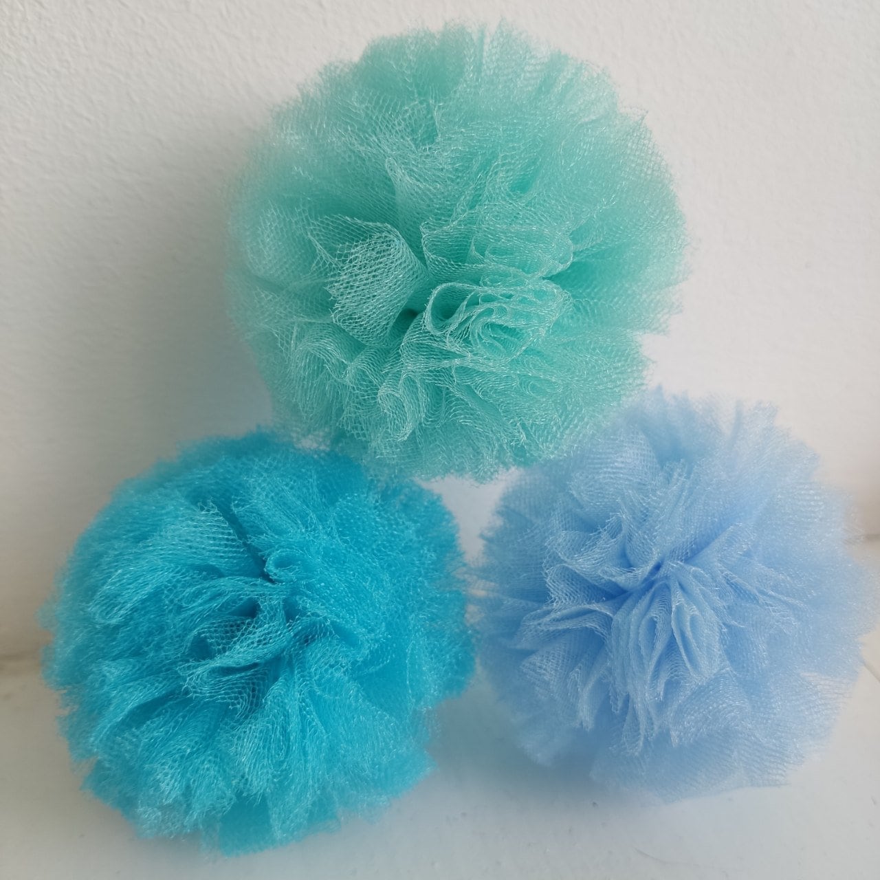 Mix Blue Shades Pom Pom Decor Aesthetic Pom Pom Bouquet for - Etsy