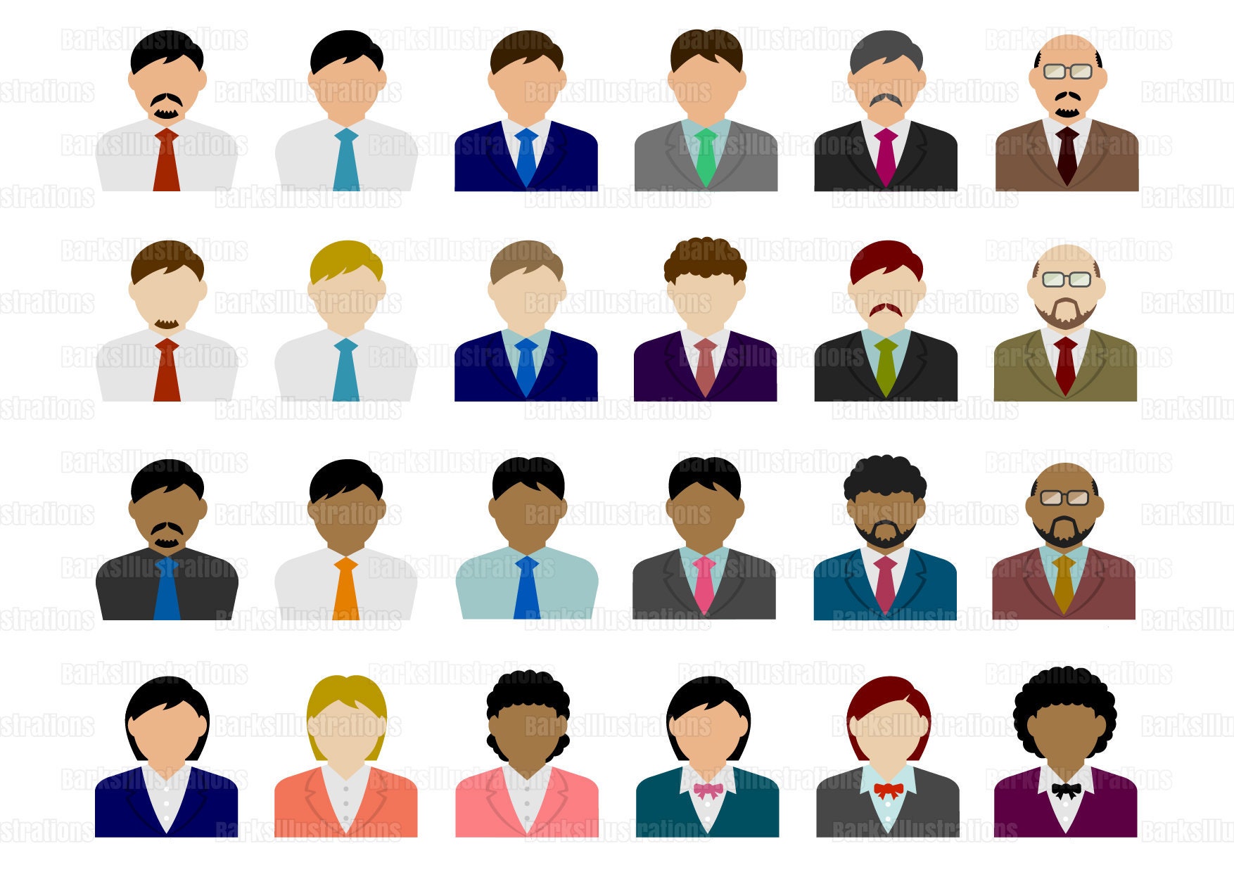 Business People Icons
