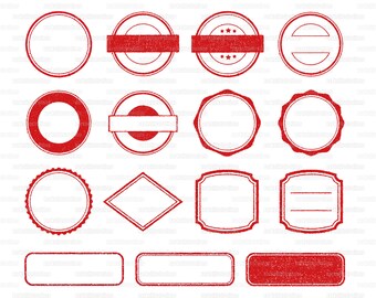 Rubber Stamps Frame - Etsy