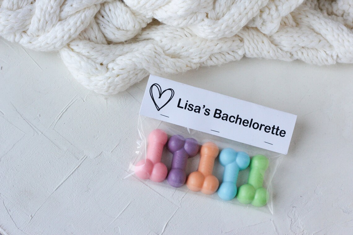 Bag Of Dick Soaps Penis Soap Bachelorette Favor Fun Bridal Etsy