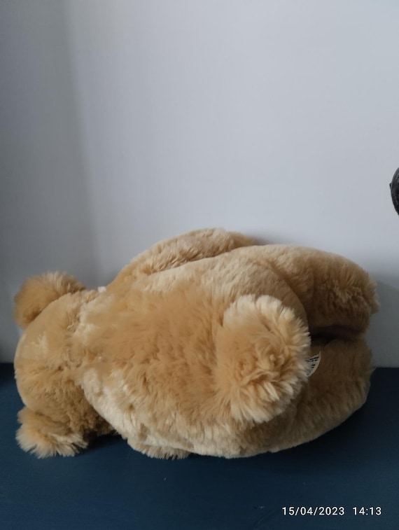 Grote Bruine Teddybeer Met Rode Strik Knuffelbeer XL 100cm Liefde