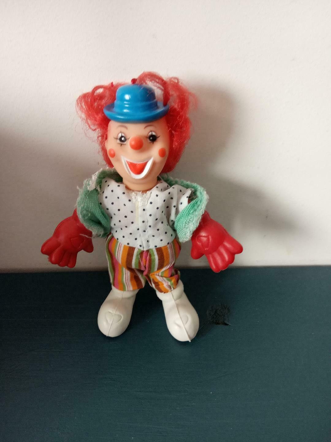 P/ Vintage Clown Figurine Doll - Etsy