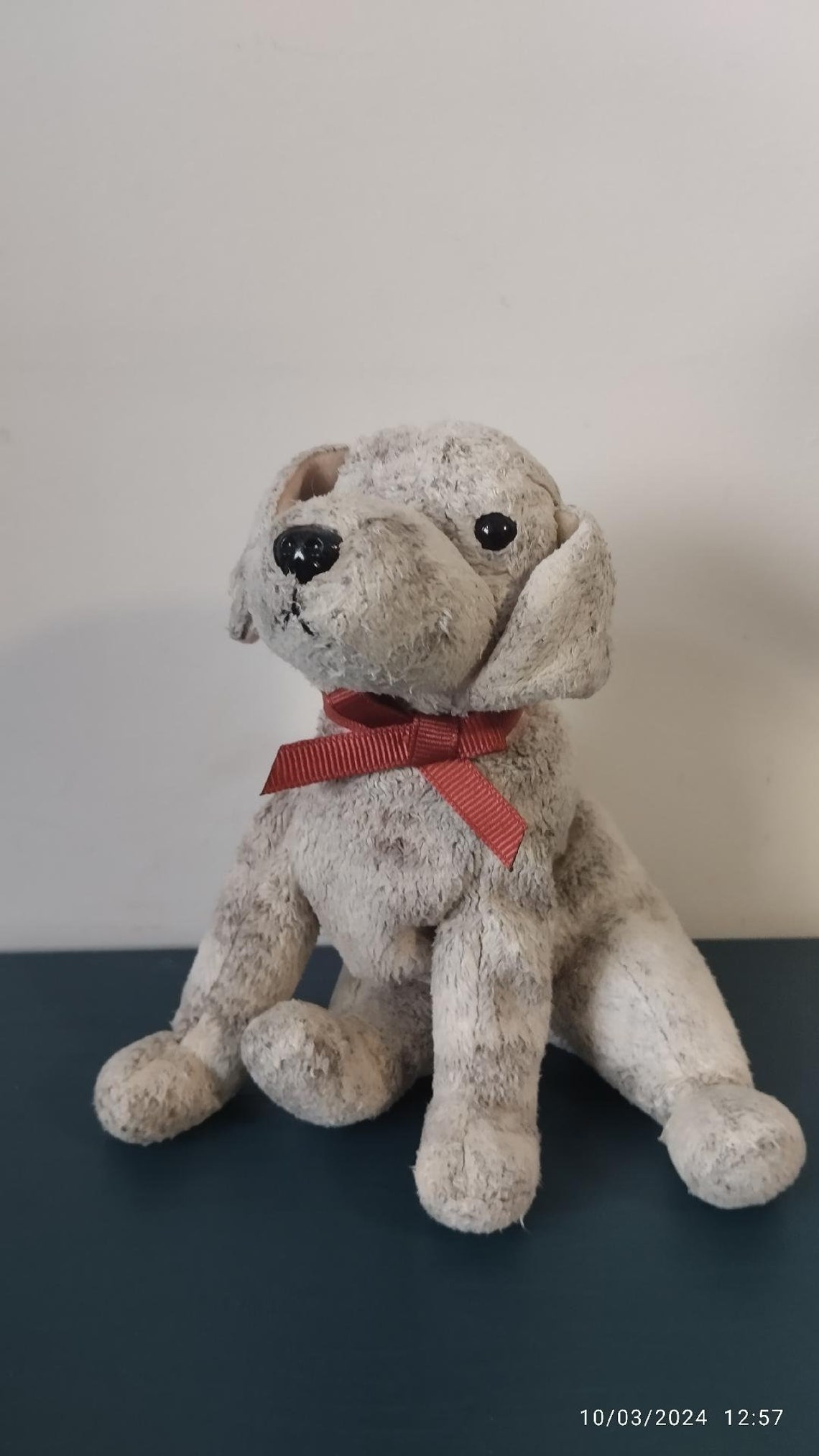 Vintage Soft Toy Gray Dog Tricks Ty 2000 - Etsy
