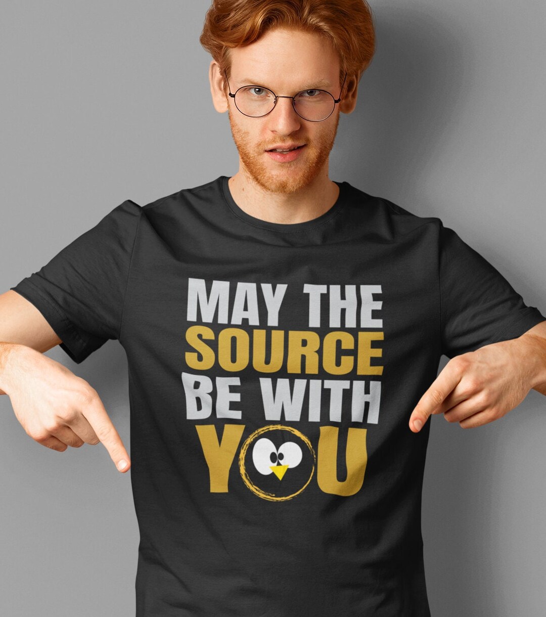 May the Source Be With You - Linux - T-shirt - Etsy
