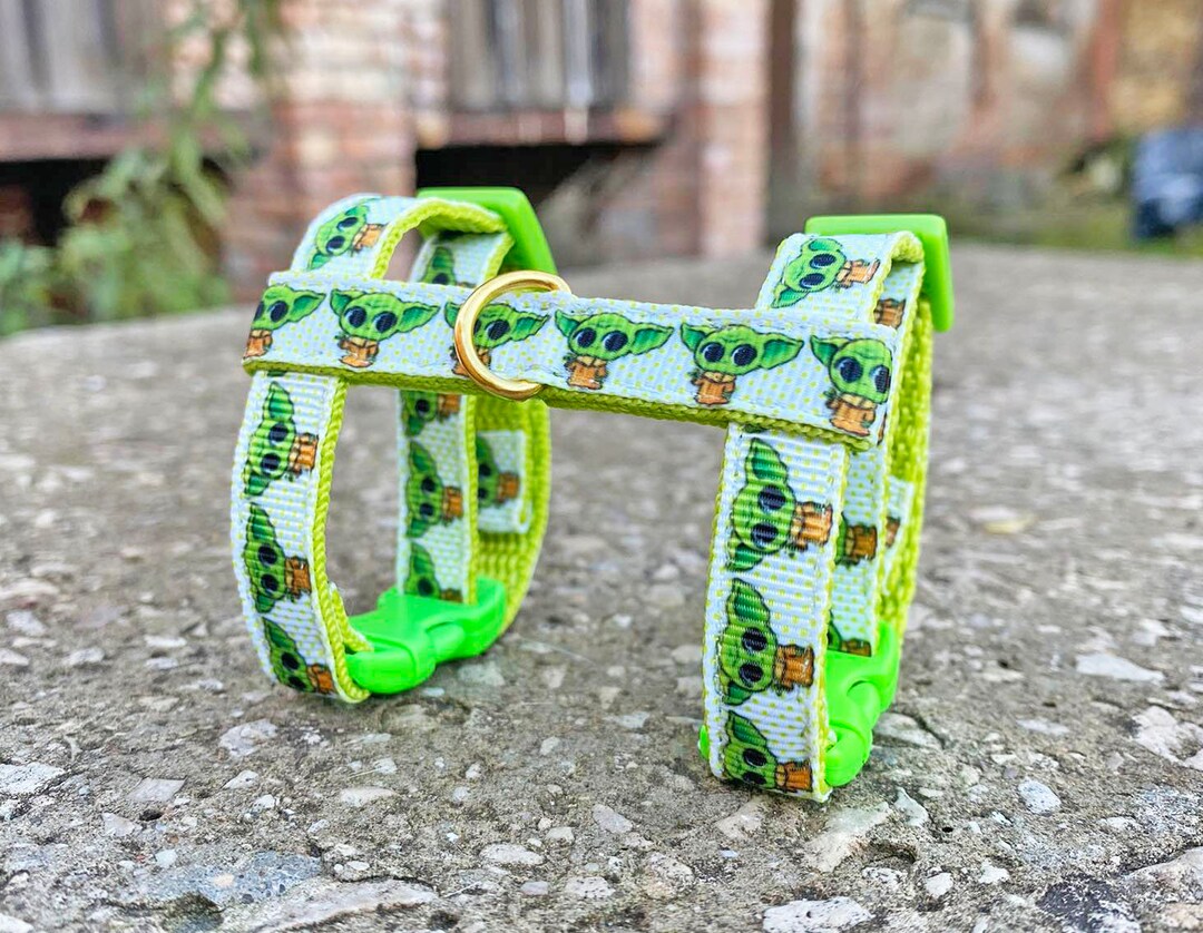 Ferret Harness Green Alien Adjustable Anime Pet Harness Leash Collar ...