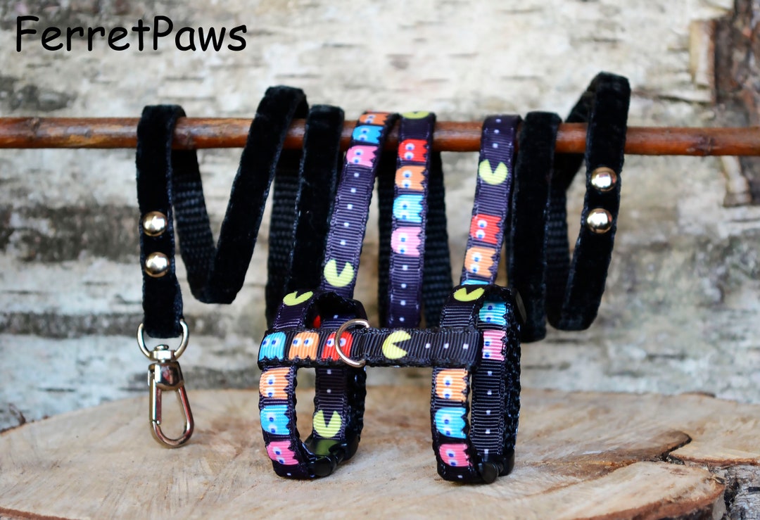 Arnés para hurón con correa ajustable Pac-Man - Etsy España