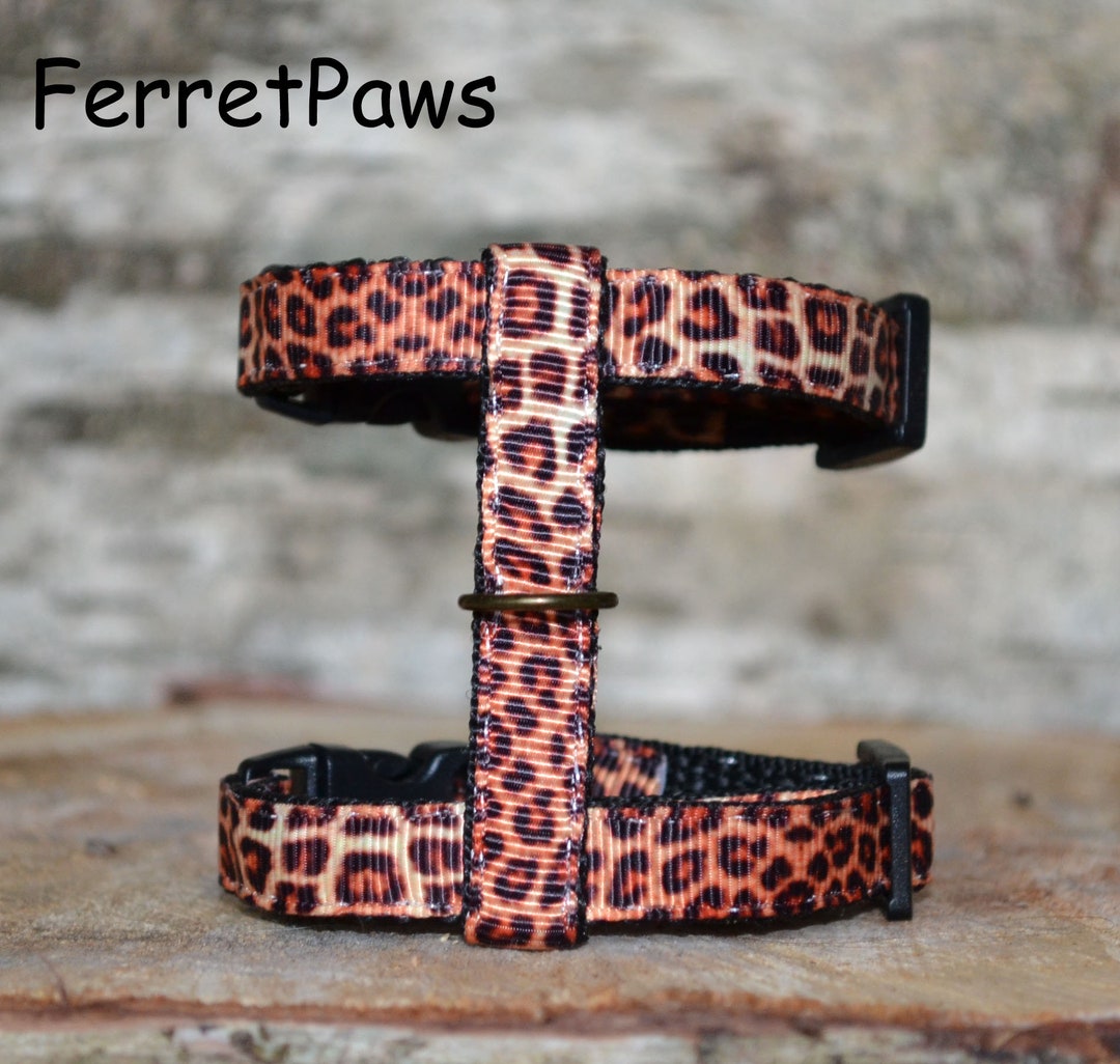 Ferret Harness Adjustable Leopard Print - Etsy