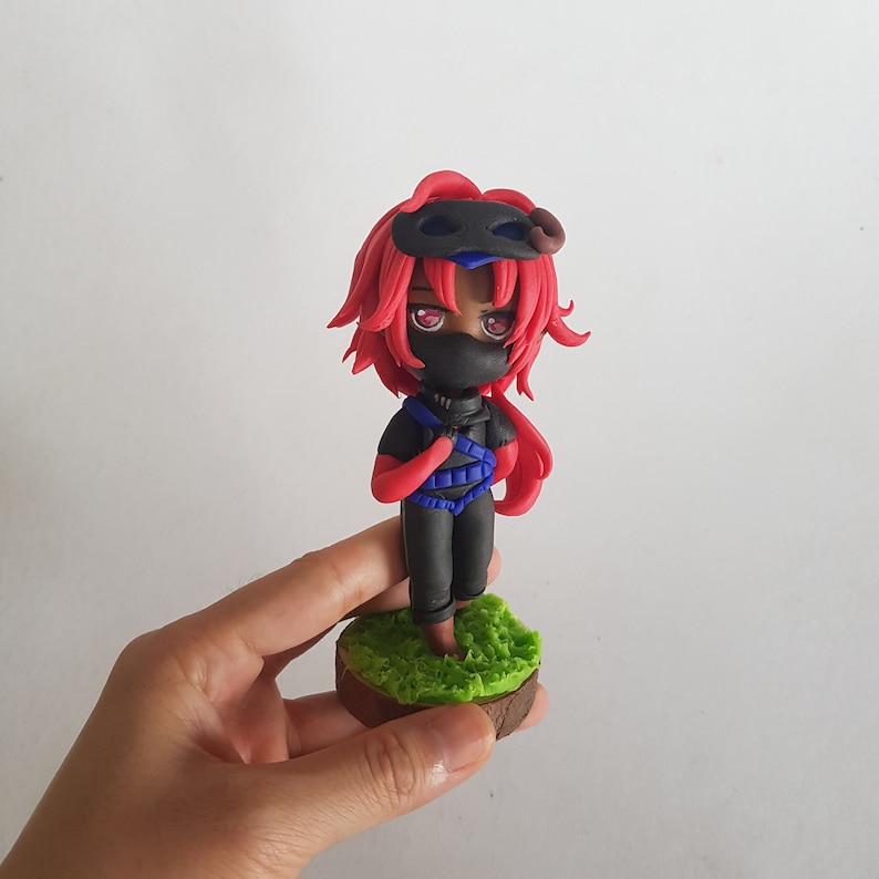 Custom Anime Chibi Figurines Unique Handmade Clay Figure - Etsy