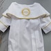 Satin Baby Christening Outfit Soutane Style White Baptism Gown Dress ...