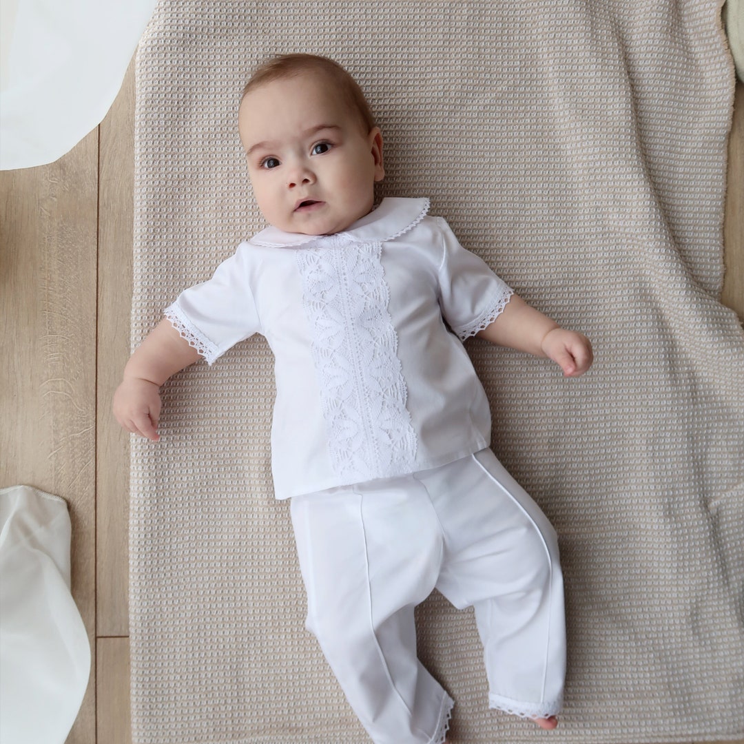 Baptism Boy Outfit Christening Boy Costume Personalized Blessing Boy ...