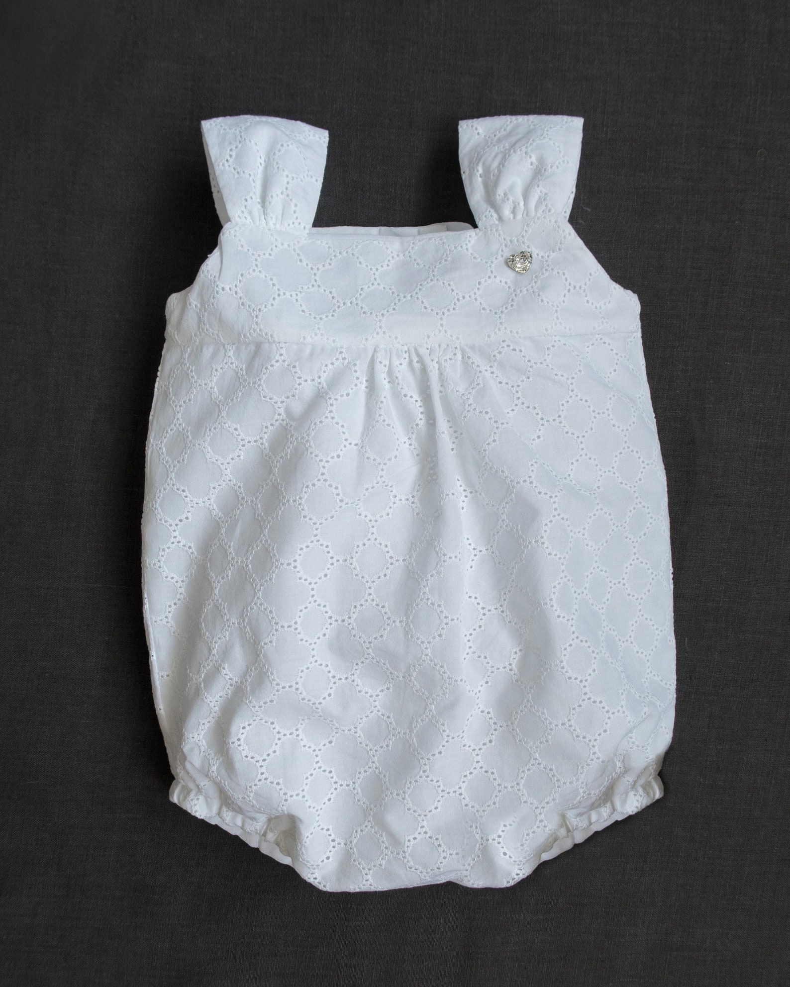 Baby Girl Romper Baby Girl Outfit Baptism Set Newborn - Etsy