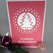 Plotterdatei Weihnachtskarte Tannenbaum - Etsy.de
