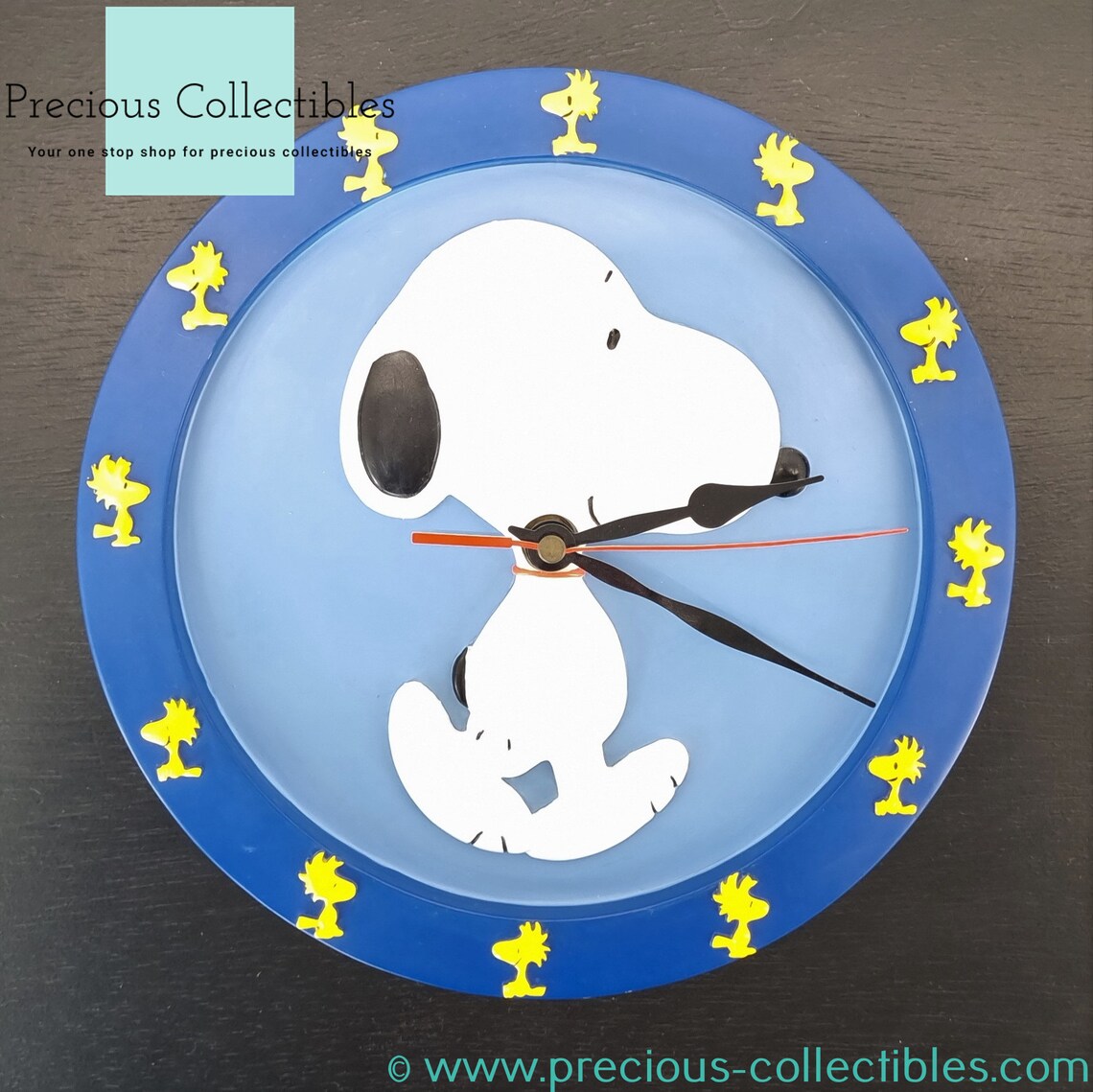 Extremely Rare Vintage Snoopy and Woodstock Clock. Peanuts Worldwide ...