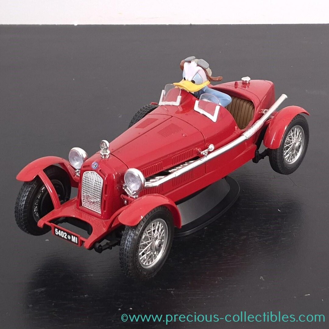 Extremely Rare! Vintage Donald Duck Alfa Romeo 8C 2300 Monza. Disney ...