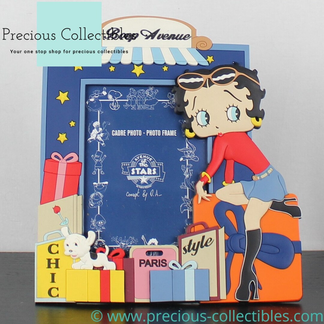 Extremely Rare! Vintage Betty Boop With Pugsley Picture Frame. Made by ...