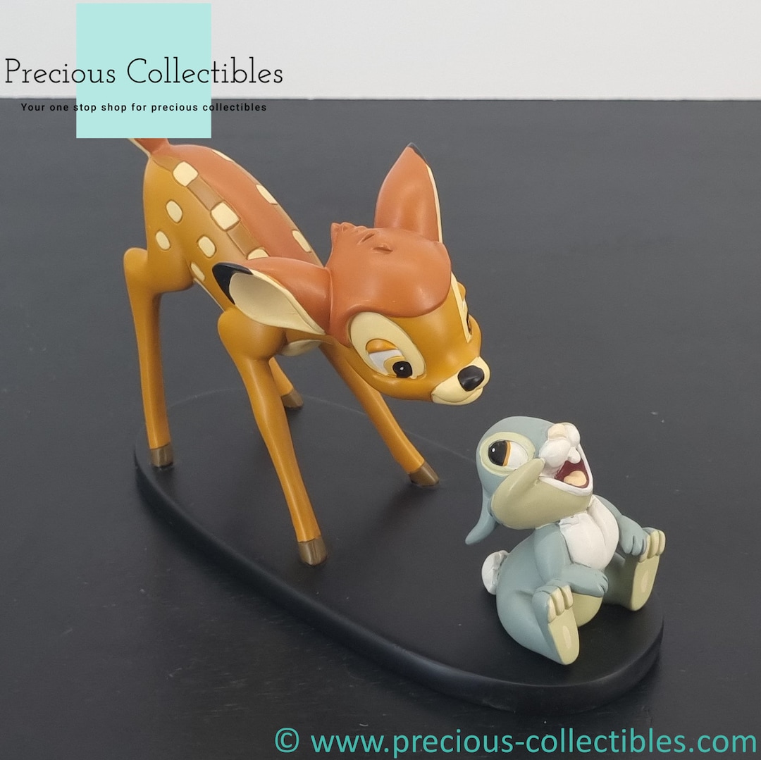 Extremely Rare! Vintage Bambi With Thumper Collectible Statue. Produced ...