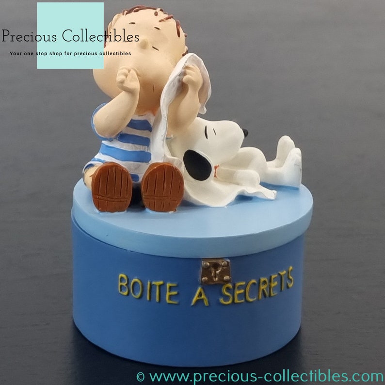 Extremely Rare Vintage Snoopy and Linus Secret Box. Peanuts Worldwide ...