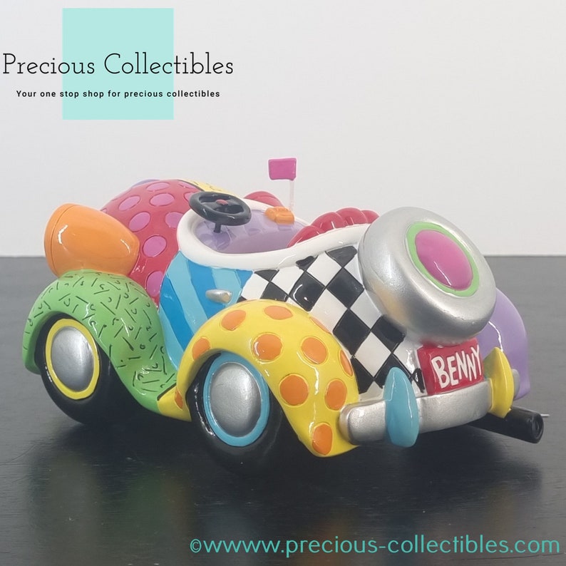 Extremely Rare! Vintage Benny the Cab Statue. Designed by Romero Britto ...