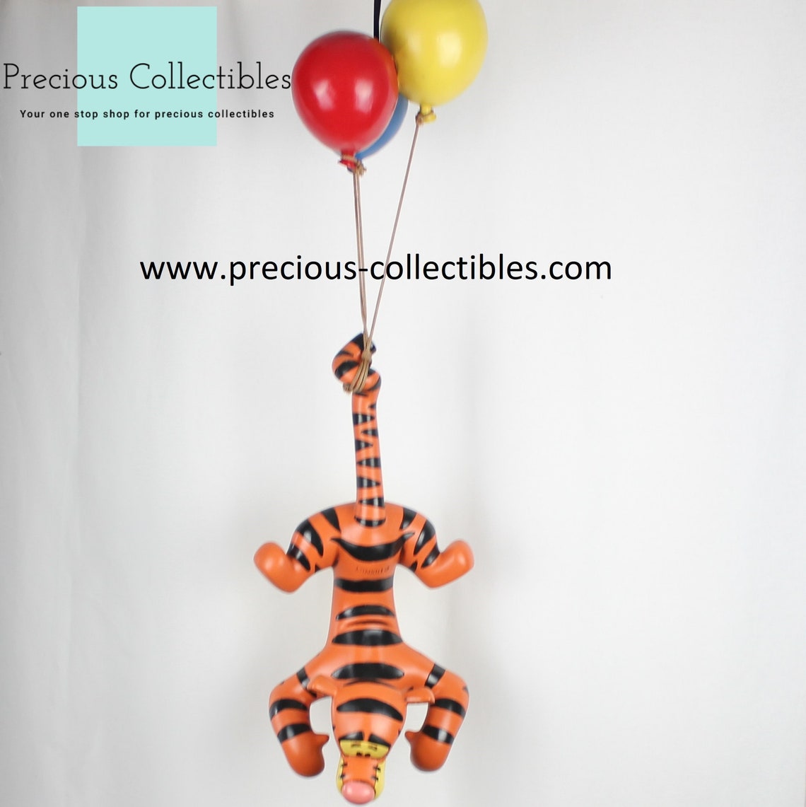 Extremely rare Tigger hanging on balloons. Big Walt Disney | Etsy