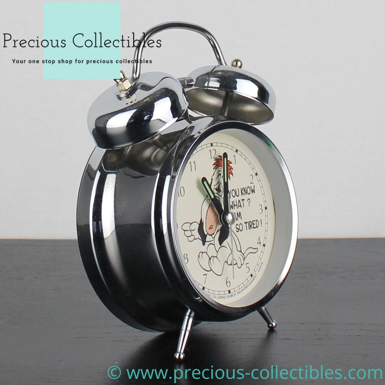 Extremely Rare! Vintage Droopy Alarm Clock. Collectible. Turner ...