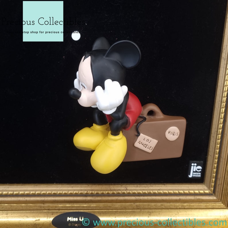 Extremely Rare Vintage 3D Painting of Mickey Mouse Missing Minnie Mouse ...